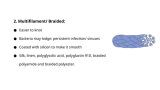Suture material, Bailey's and love surgery | PPTX