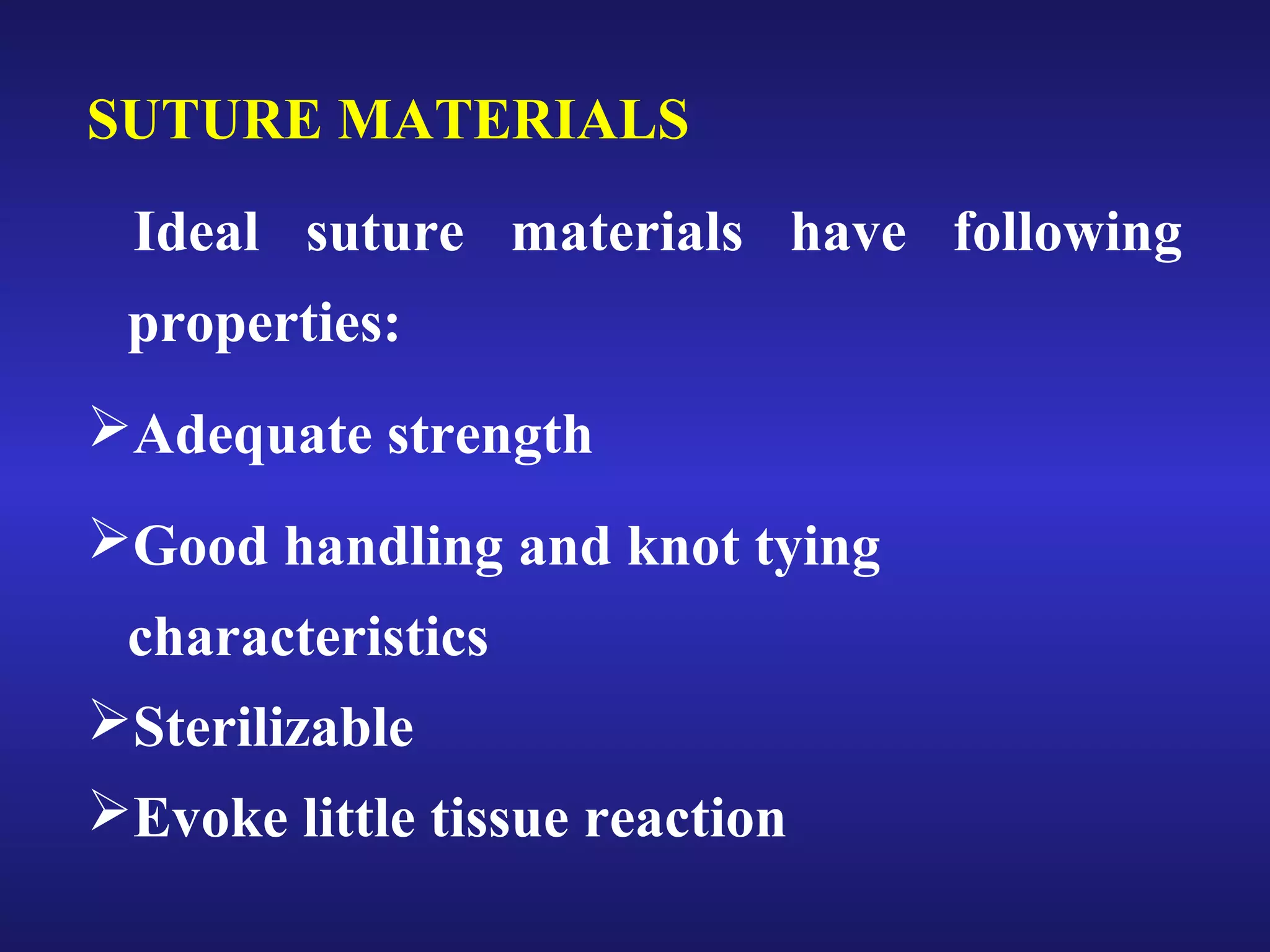 Suture material | PPT