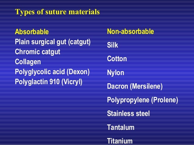 Suture material