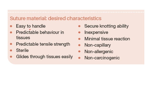 Suture material and techniques.pptx contains various suture material ...