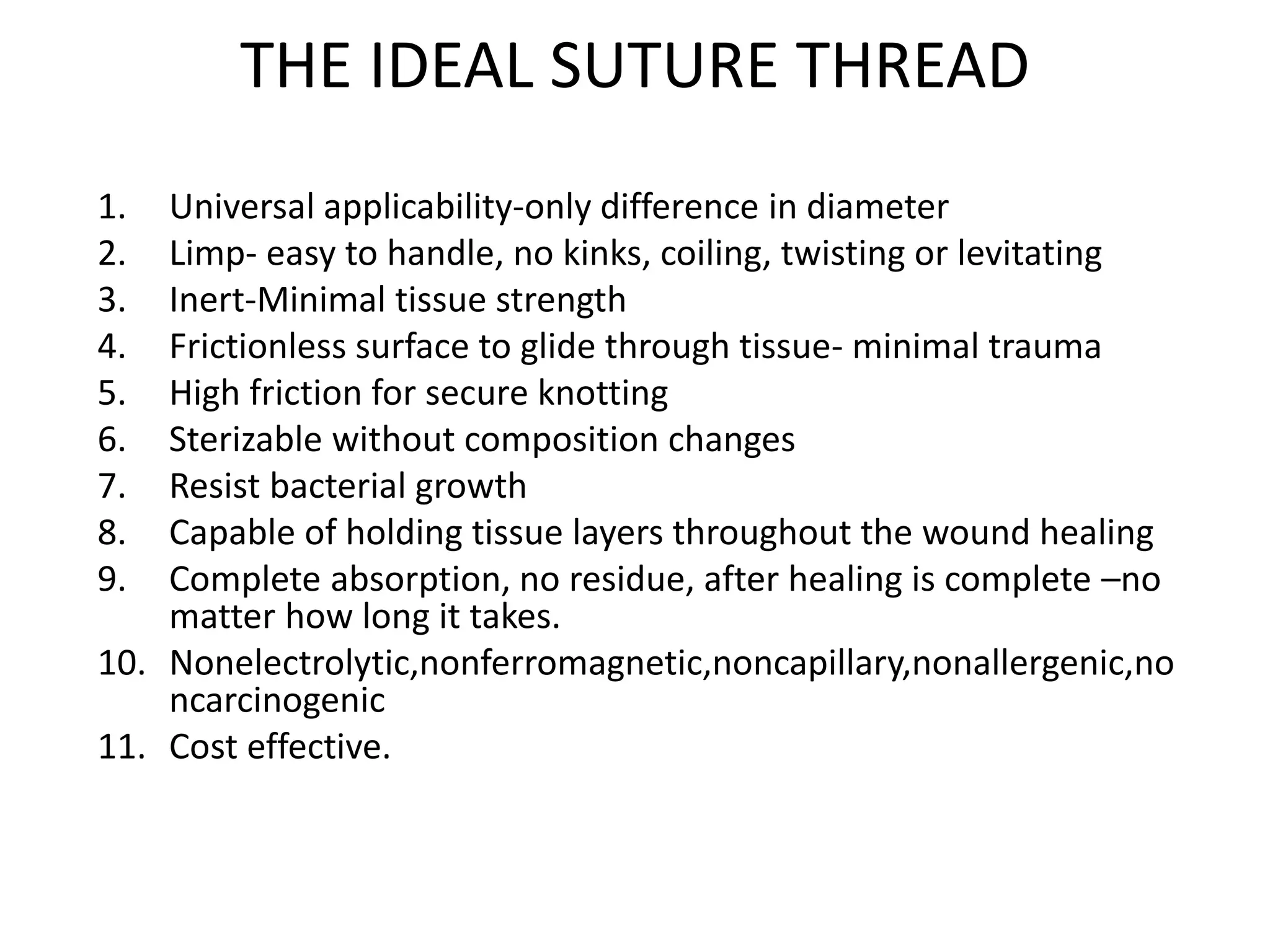 Types of Suture material | PPTX