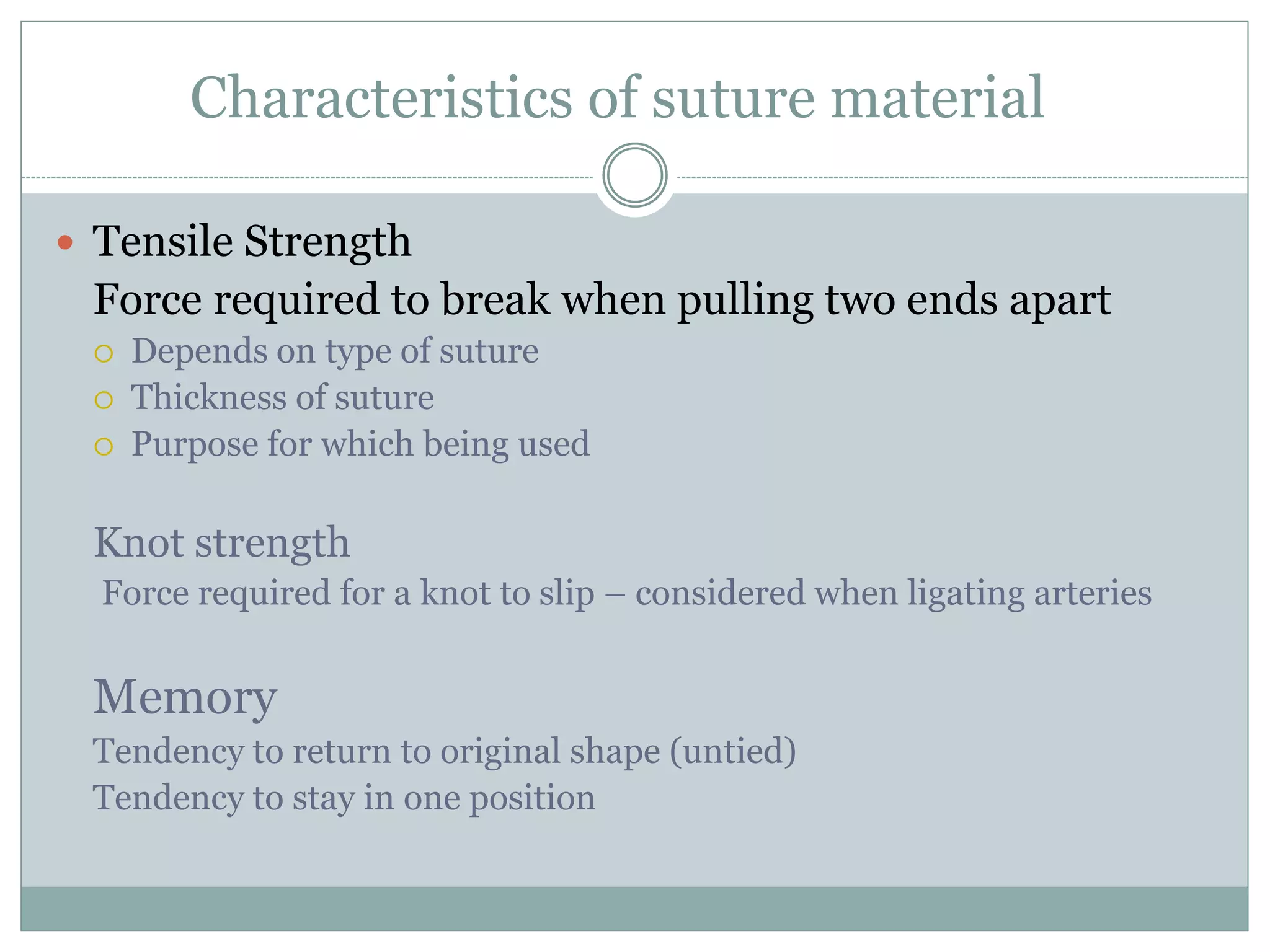 Suture materials | PPTX