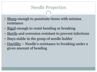 Suture materials | PPTX