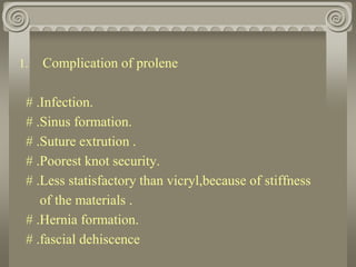 Suture materials and types | PPTX