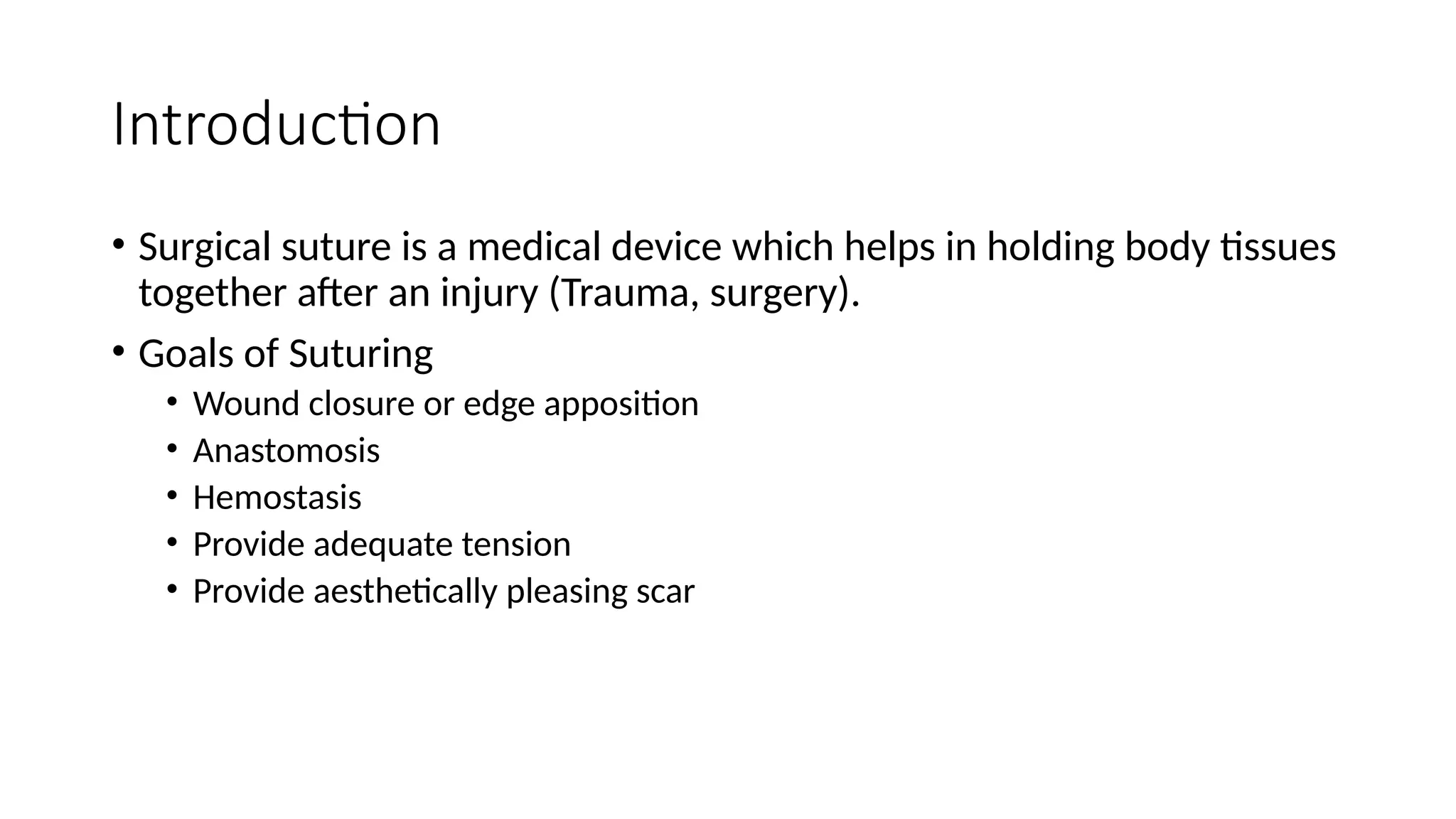 Suture Materials For MBBS, Nursing, Allied Courses | PPTX