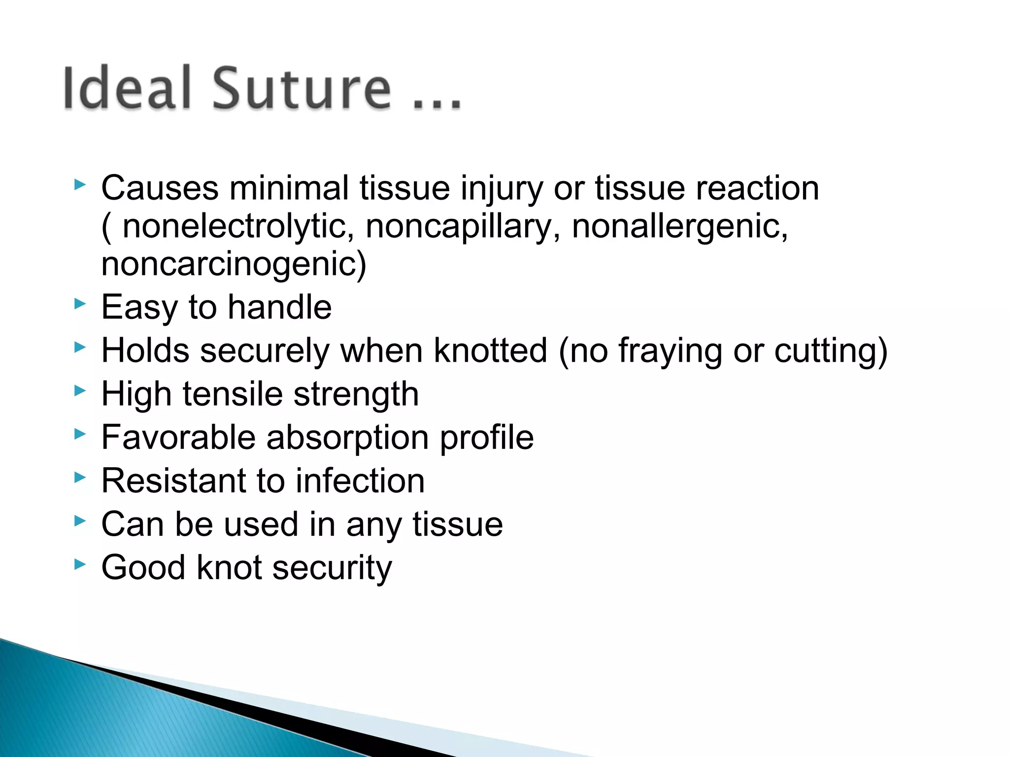 Suture materials | PPT