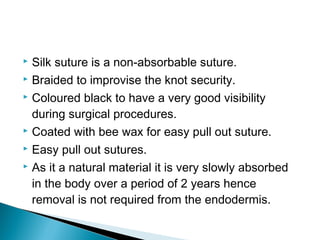 Suture materials | PPT