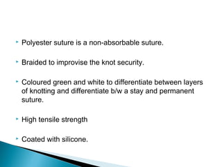 Suture materials | PPT