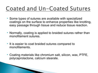 Suture materials | PPT