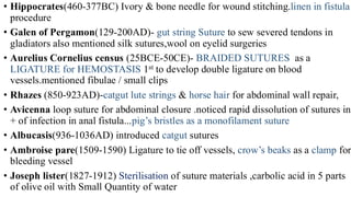 SURGICAL SUTURE MATERIALS AND NEEDLE | PDF