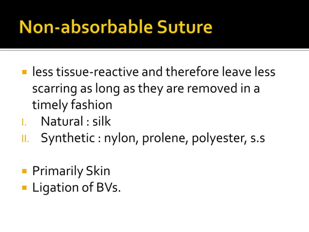 Suture materials and techniques | PPTX | First Aid | Injuries