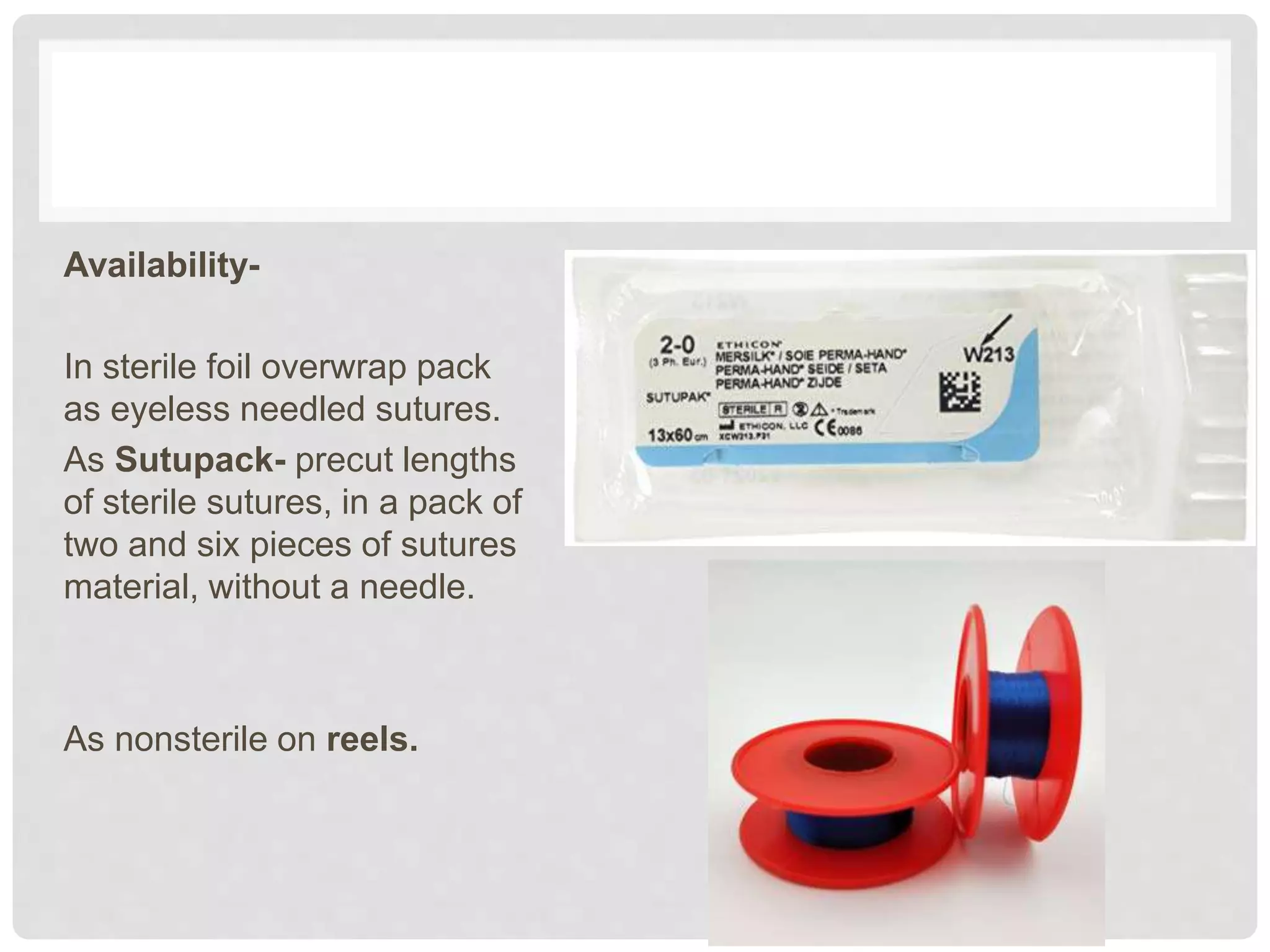 Suture materials and techniques | PPTX