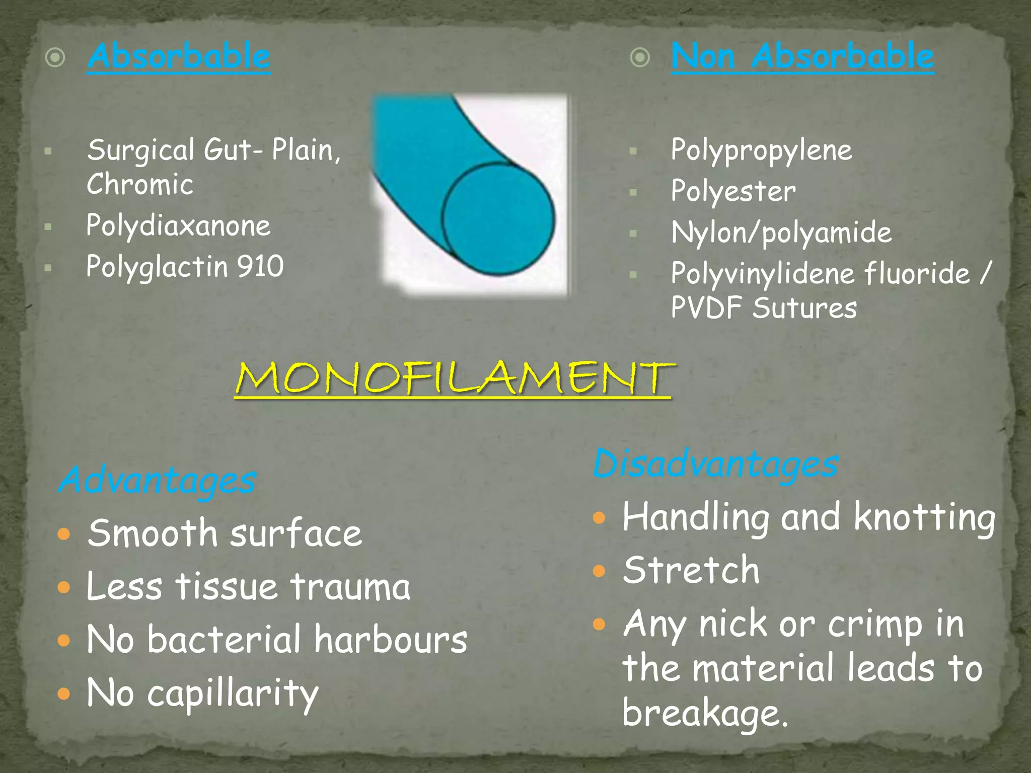 Suture material & suturing technique | PPTX