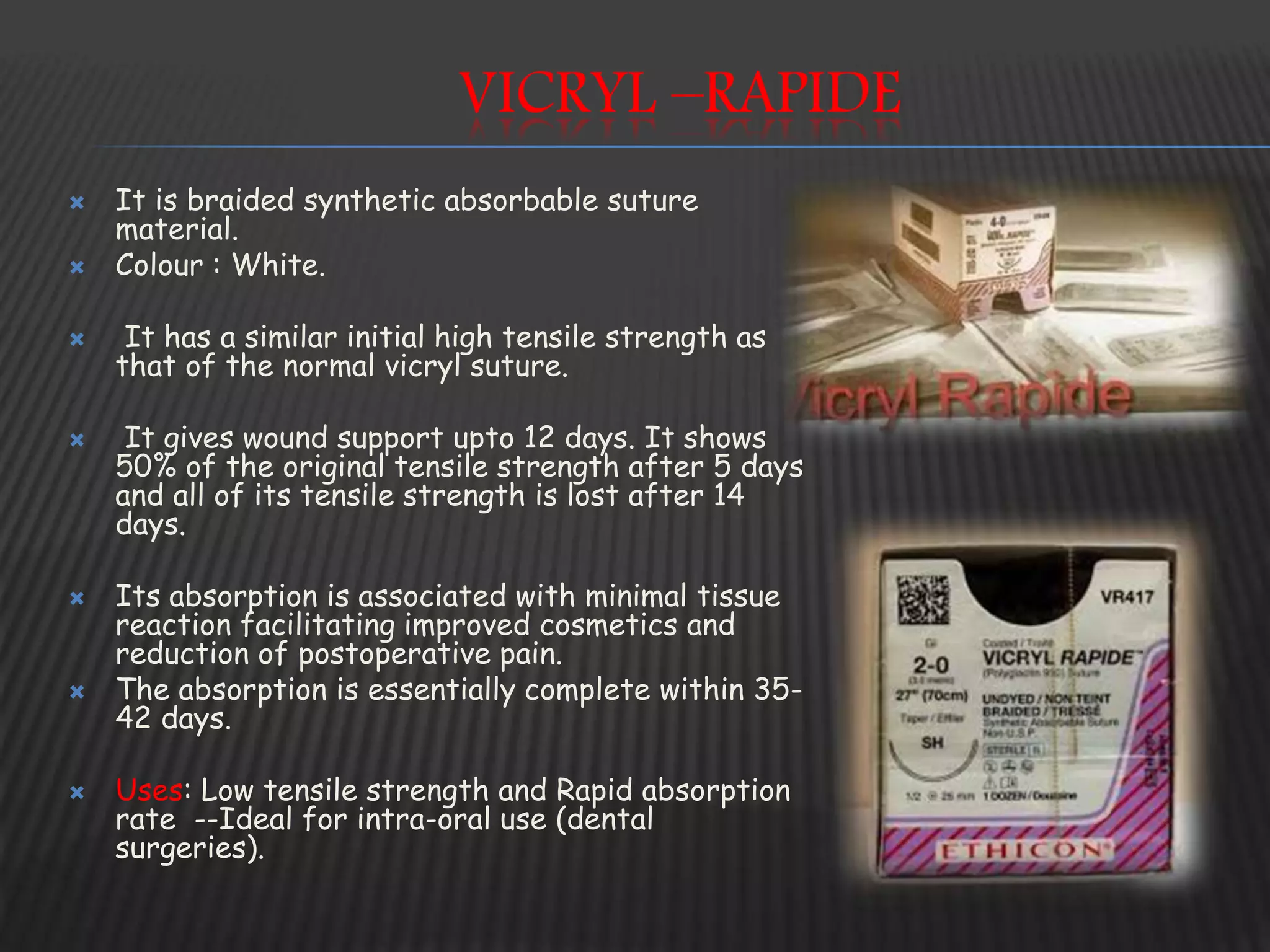 Suture material & suturing technique | PPTX