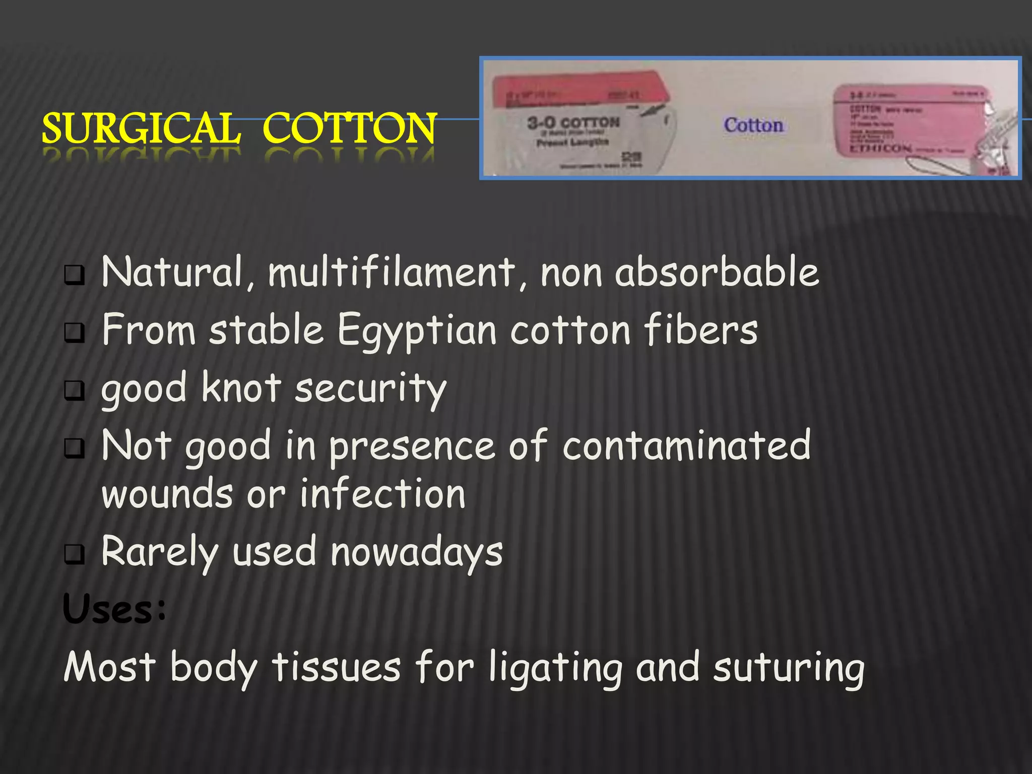 Suture material & suturing technique | PPTX