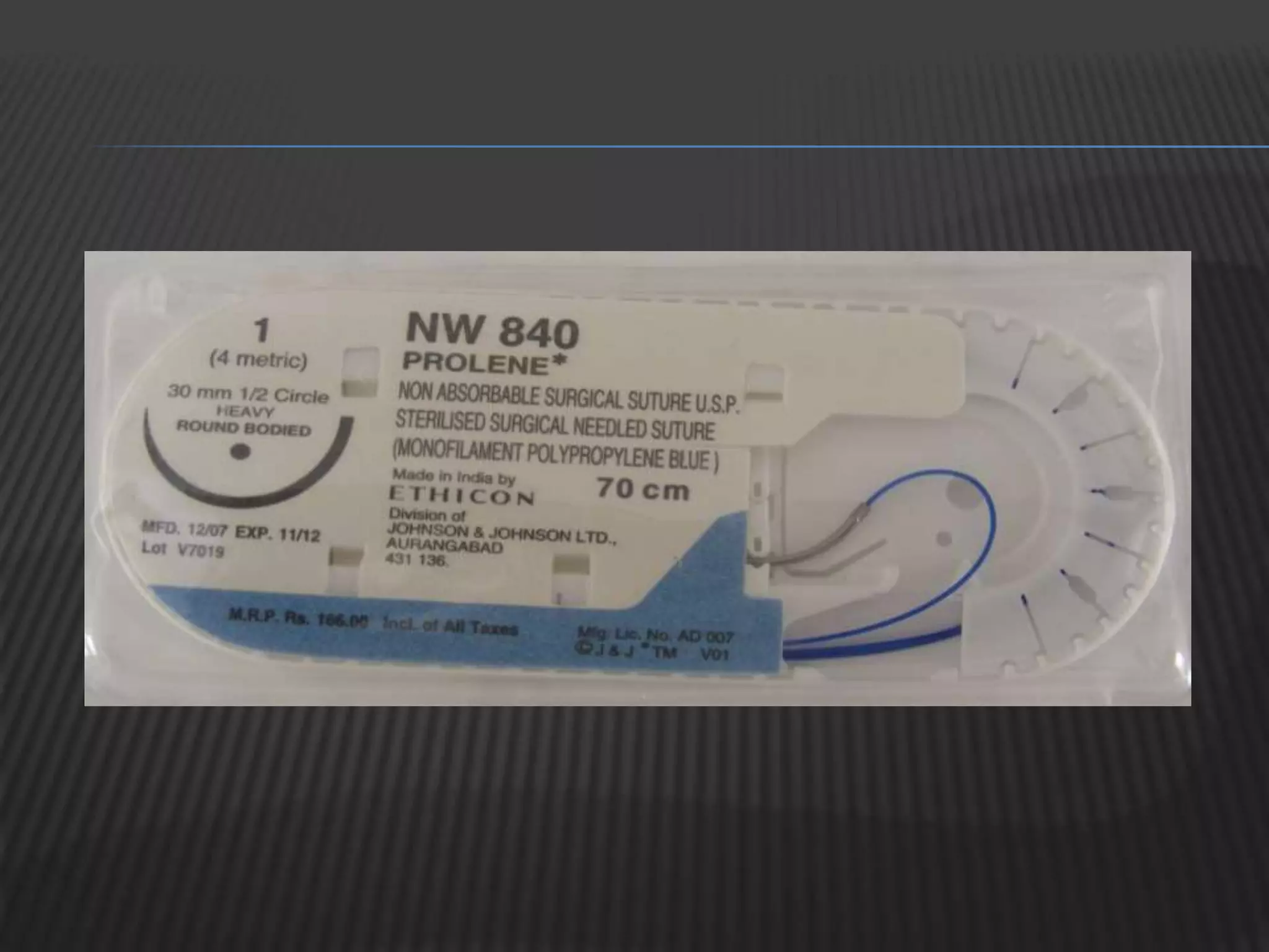 Suture material & suturing technique | PPTX