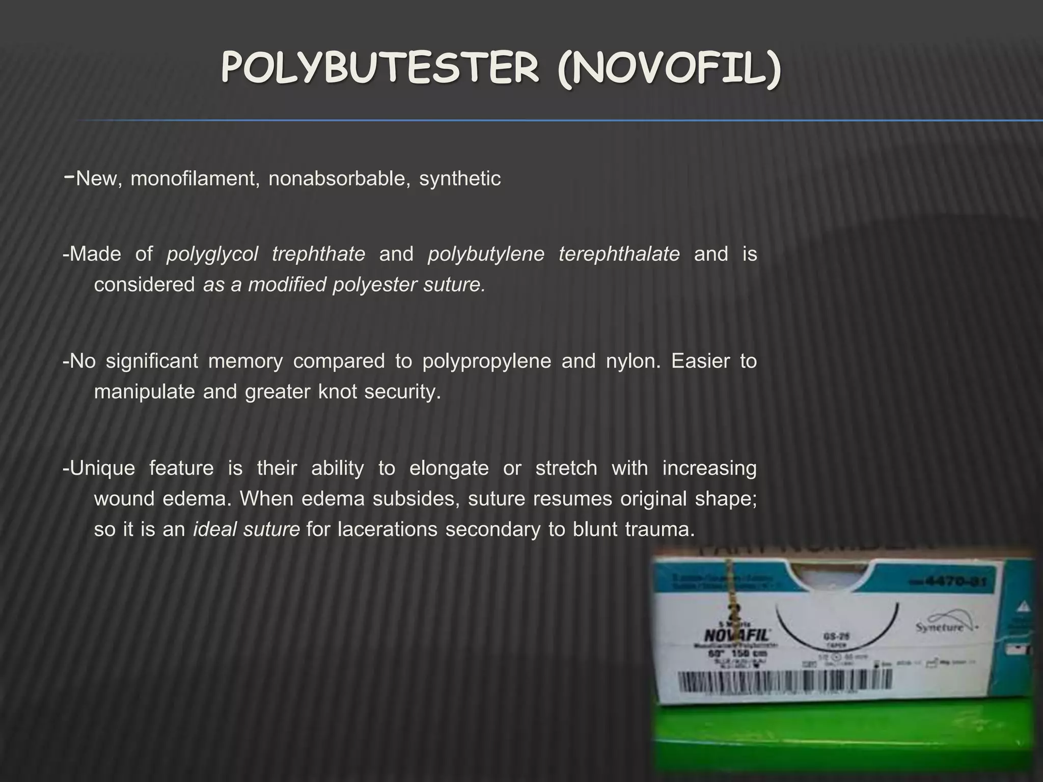Suture material & suturing technique | PPTX