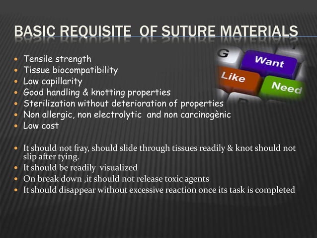 Suture material & suturing technique | PPTX
