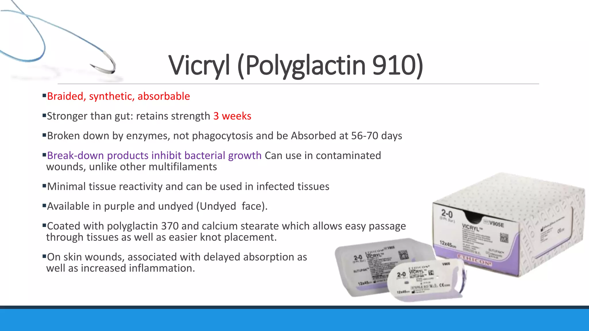 Suture material & suturing technique | PPTX