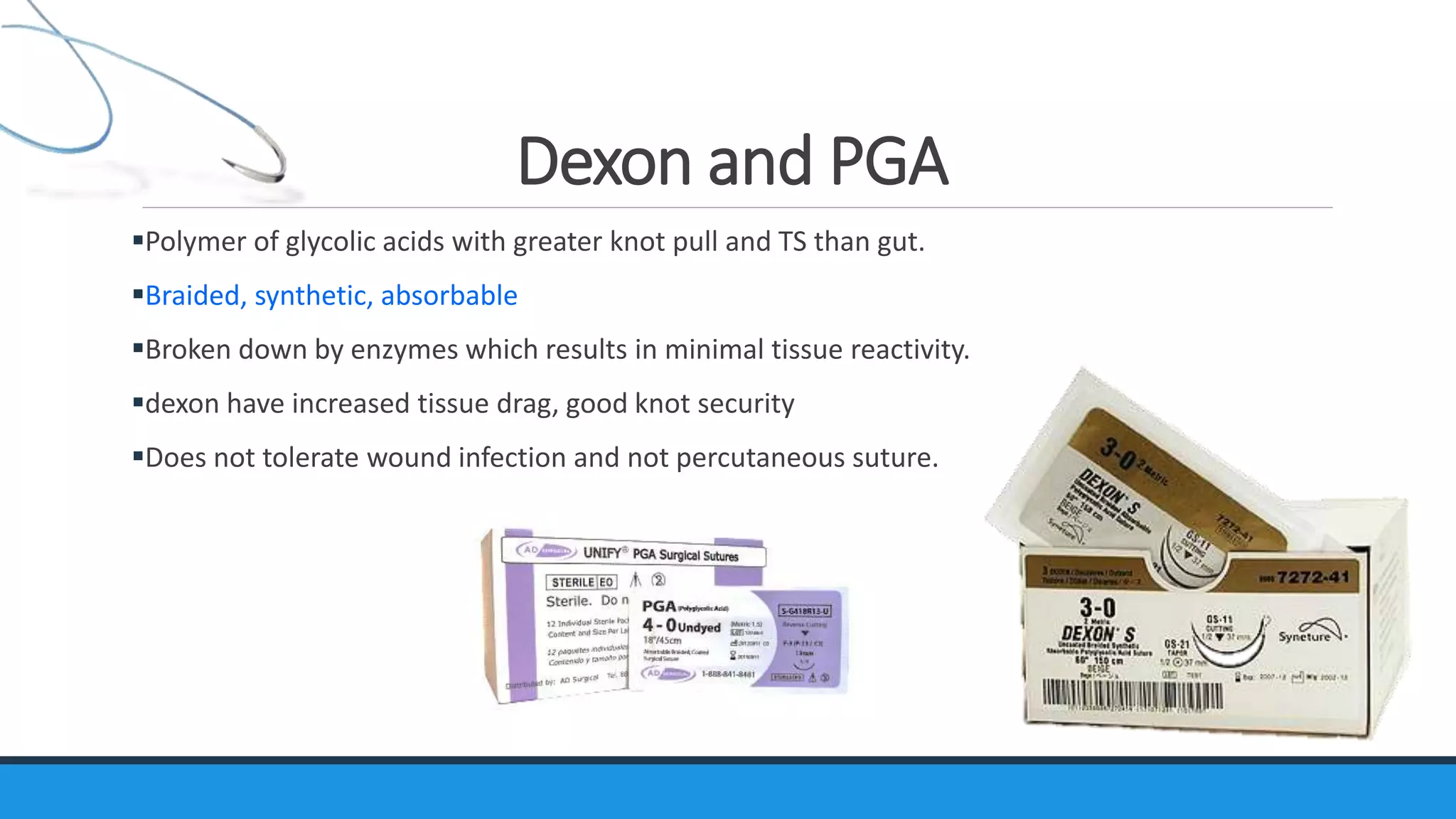 Suture material & suturing technique | PPTX