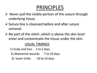 suture removal ppt.pptx medical surgical | PPTX