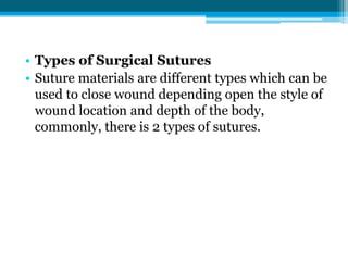 Sutures | PPTX