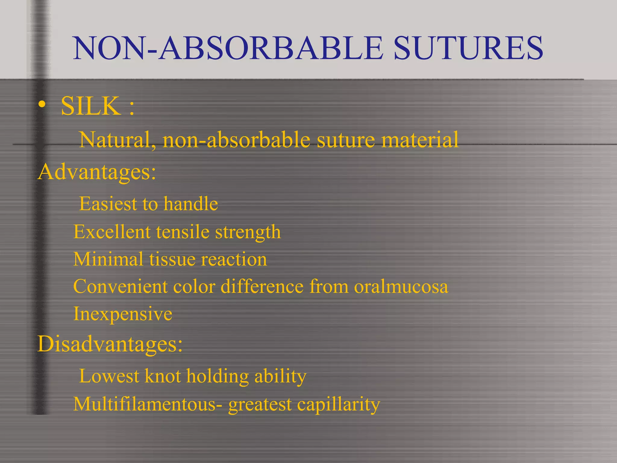 Sutures | PPT