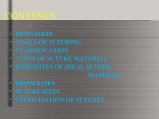 Sutures | PPT