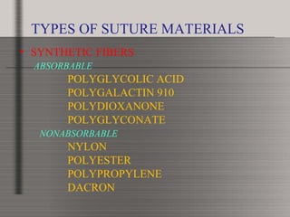 Sutures | PPT