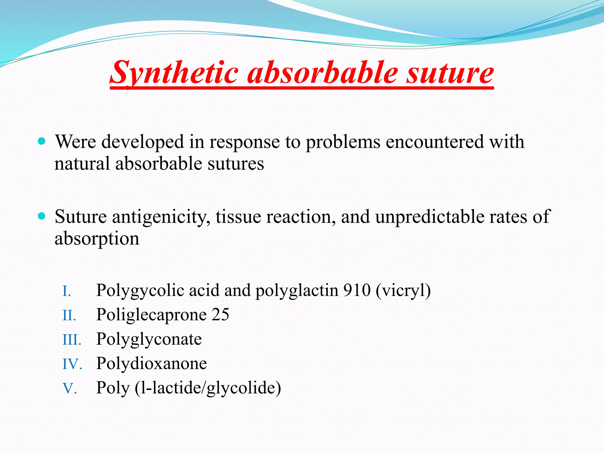 Suturing in omfs | PPTX