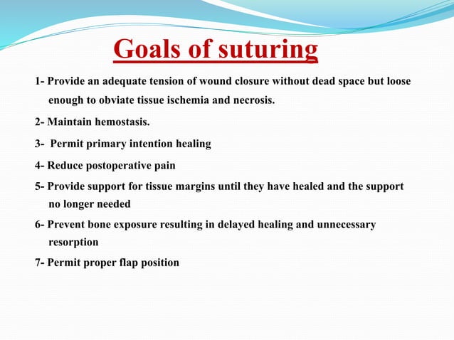 Suturing in omfs | PPTX
