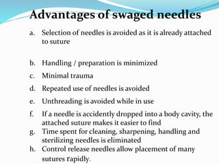 Suturing in omfs | PPTX