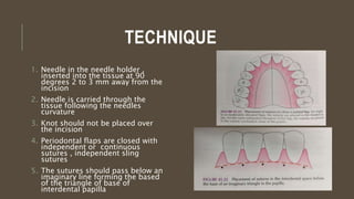 Periodontal Sutures | PPTX