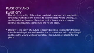 SUTURES: INTRODUCTION, TYPES AND USES.pptx