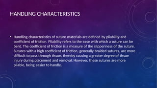 SUTURES: INTRODUCTION, TYPES AND USES.pptx | First Aid | Injuries