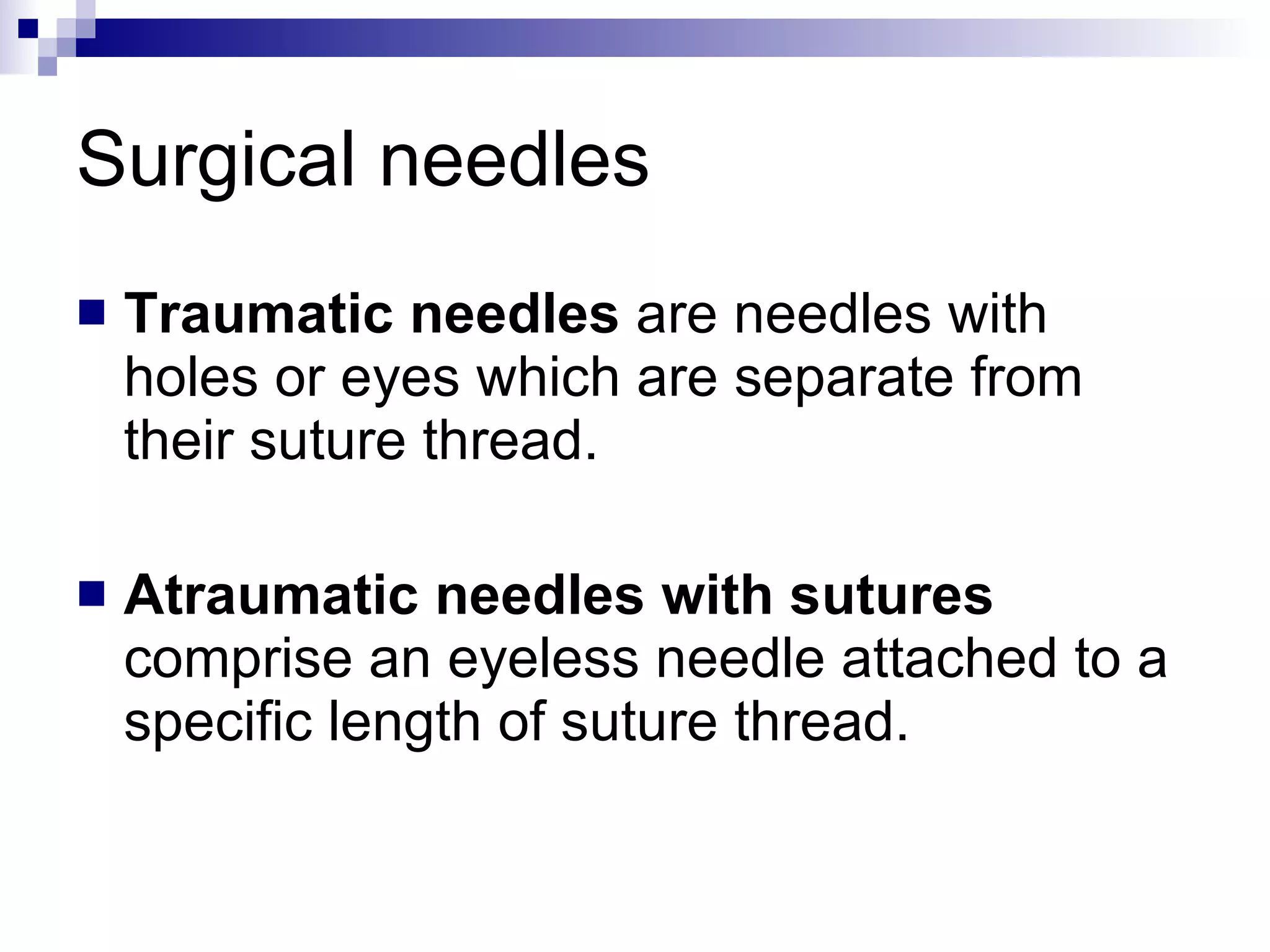 Sutures & Drainage | PPT