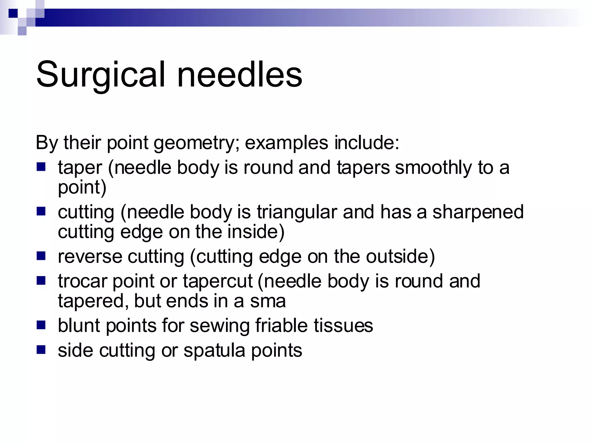 Sutures & Drainage | PPT