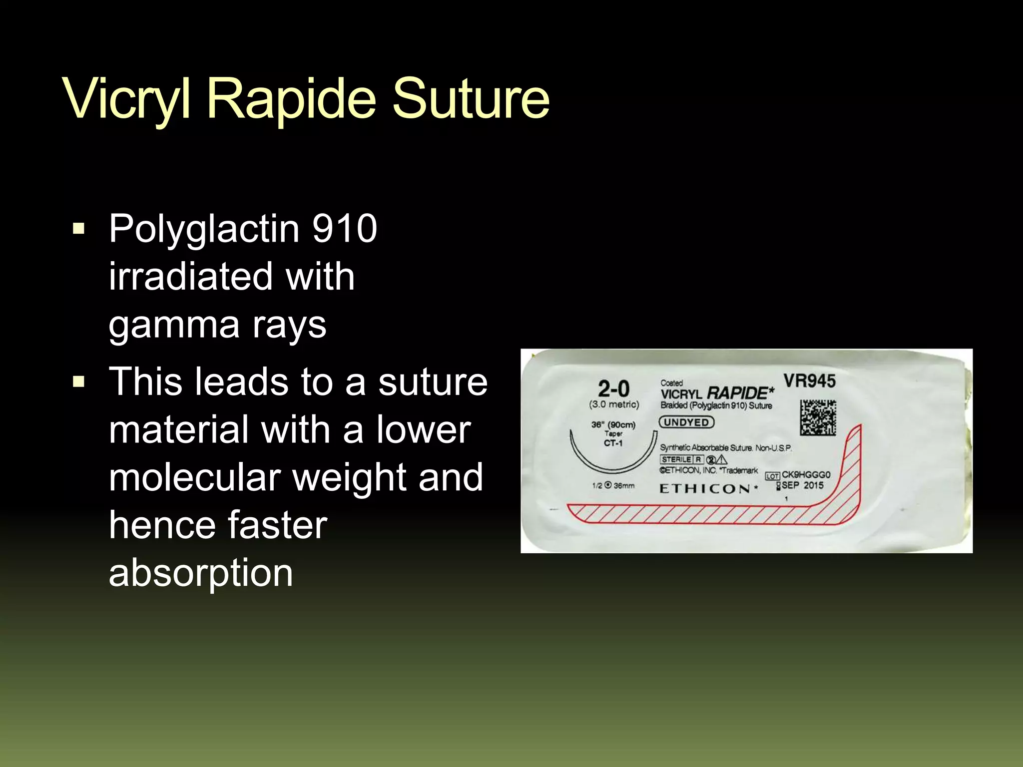 Sutures and mesh | PPTX