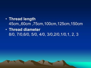 Sutures material | PPT