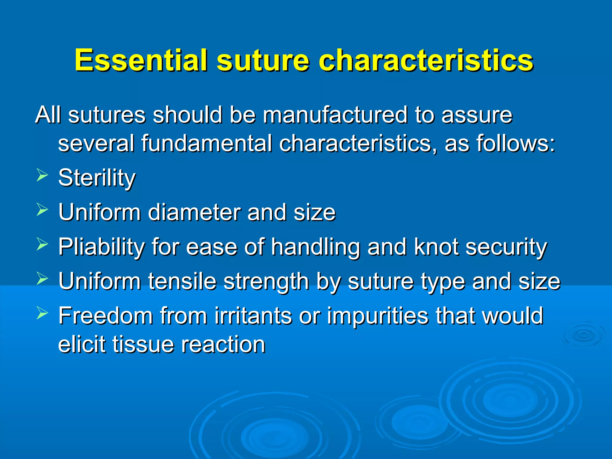 Sutures Materials | PPT