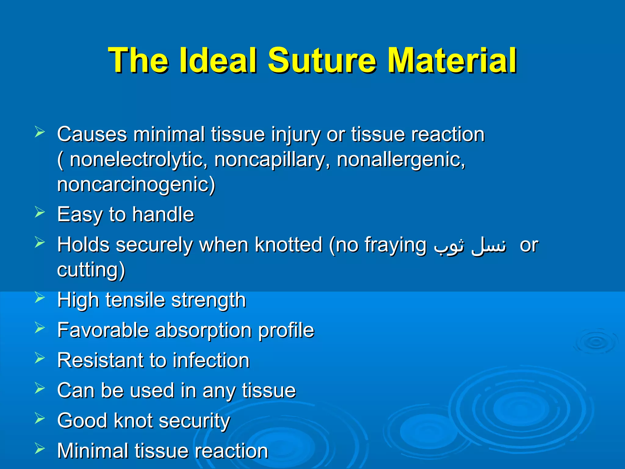 Sutures Materials | PPT