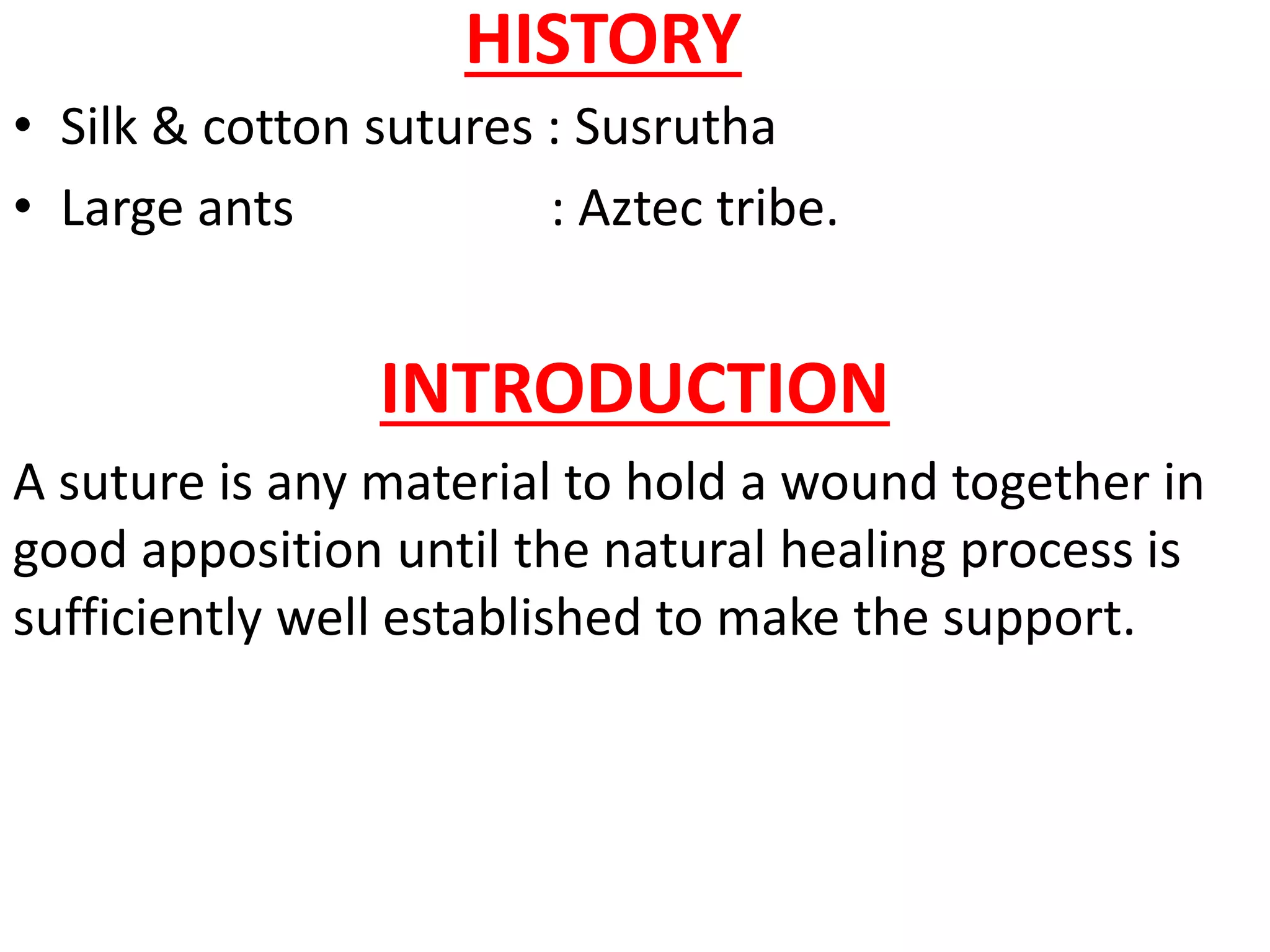 Sutures & needles in ophthalmology | PPTX