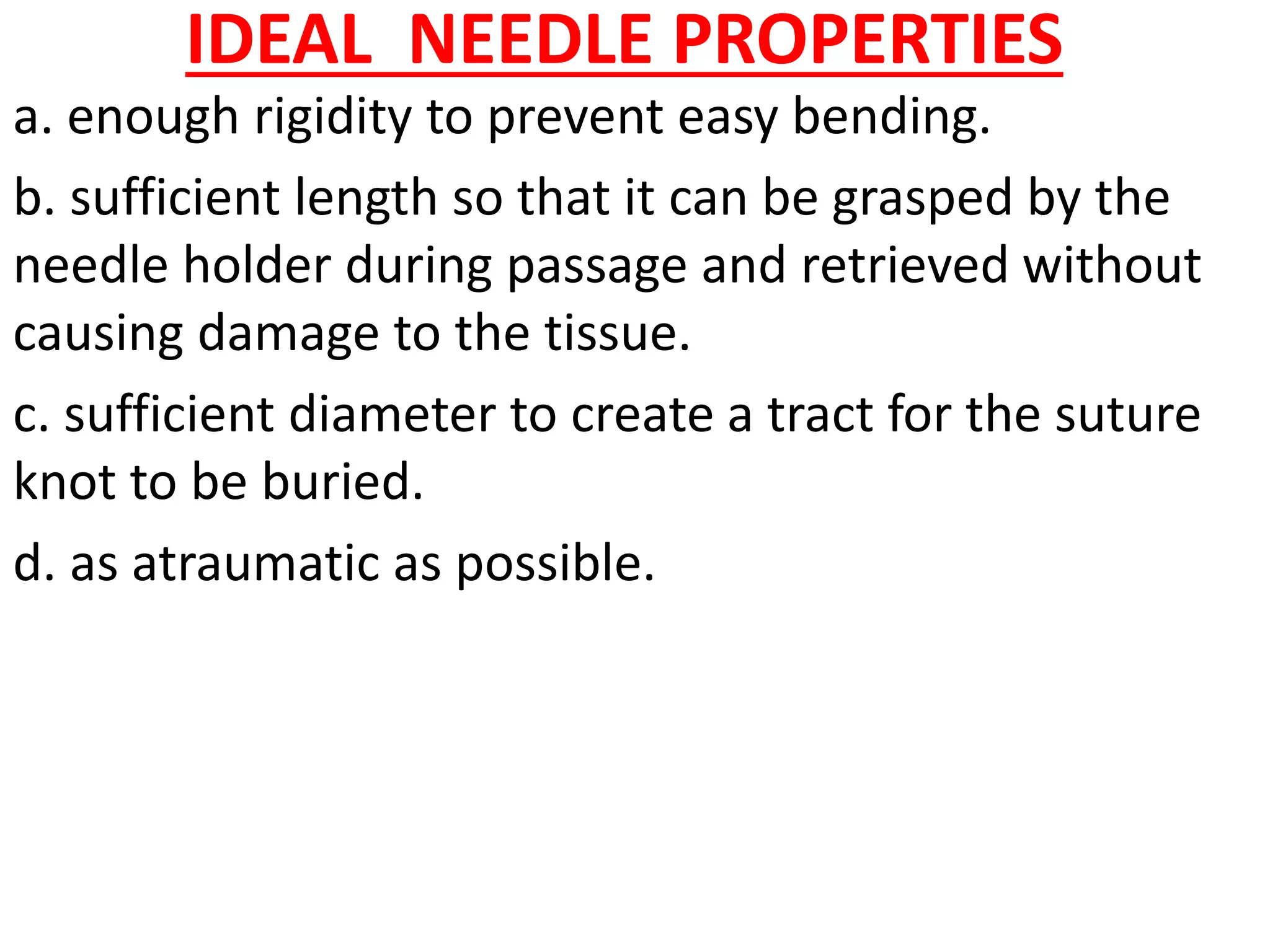 Sutures & needles in ophthalmology | PPTX