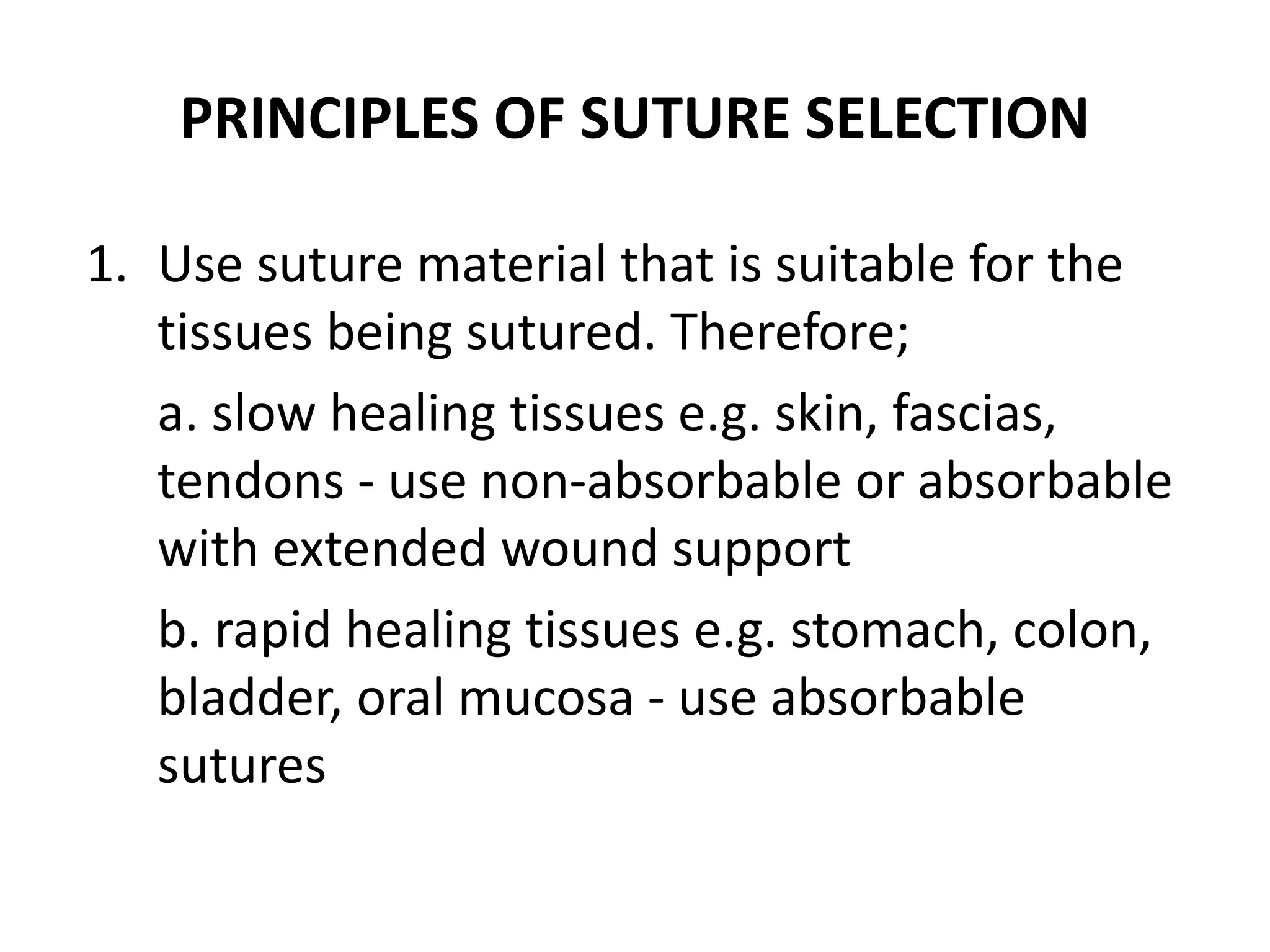 SUTURE AND SUTURE MATERIALS IN SURGERY | PPTX