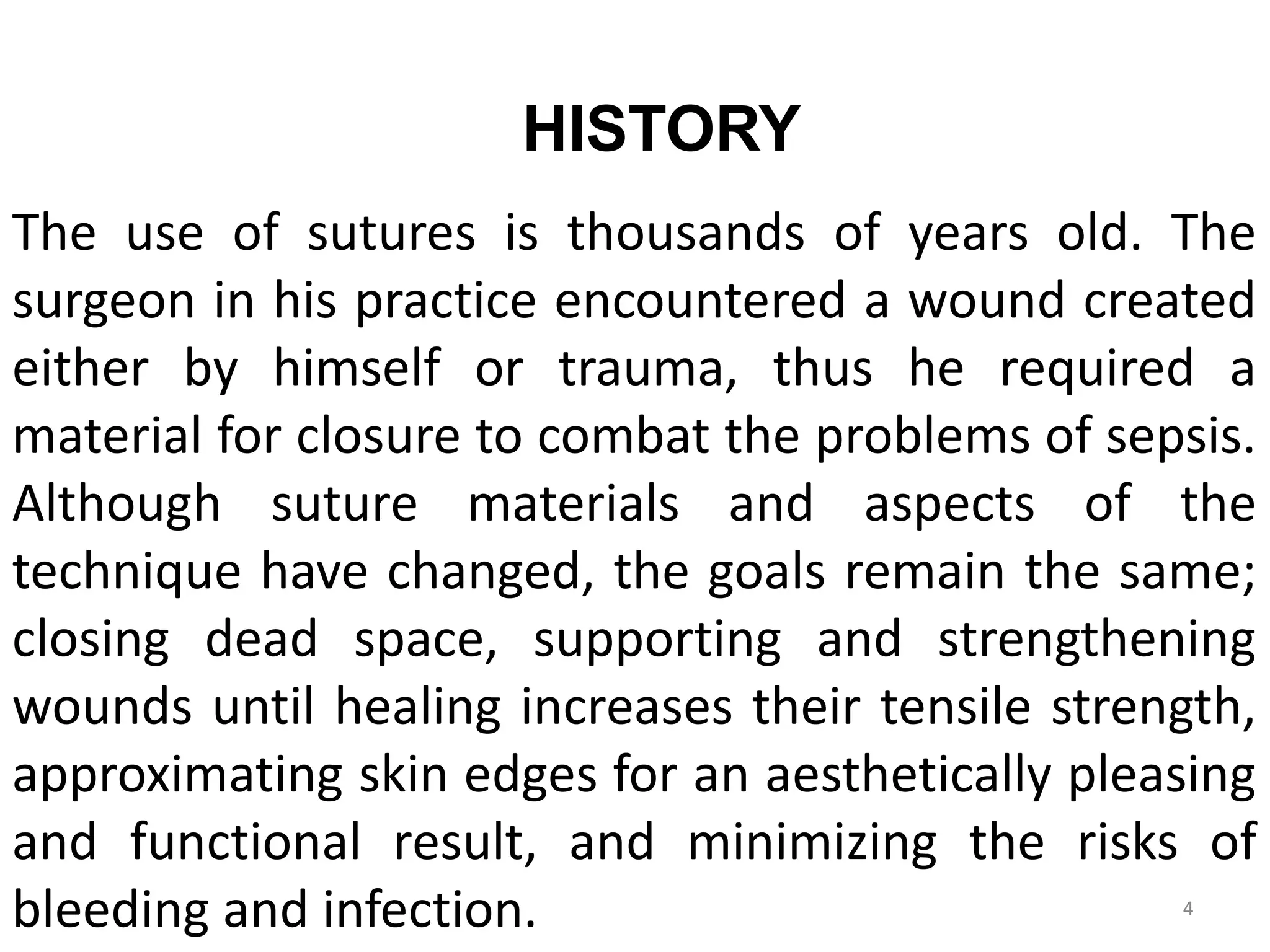 SUTURE AND SUTURE MATERIALS IN SURGERY | PPTX