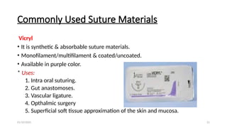 SUTURES, SUTURING TECHNIQUES AND WOUND MANAGEMENT.pptx