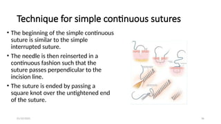 SUTURES, SUTURING TECHNIQUES AND WOUND MANAGEMENT.pptx