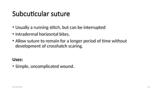 SUTURES, SUTURING TECHNIQUES AND WOUND MANAGEMENT.pptx