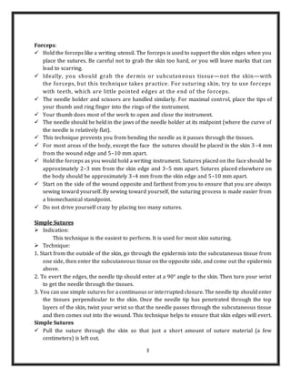 Suture technique-Absorable Suture and Non-Absorable Suture Material in ...