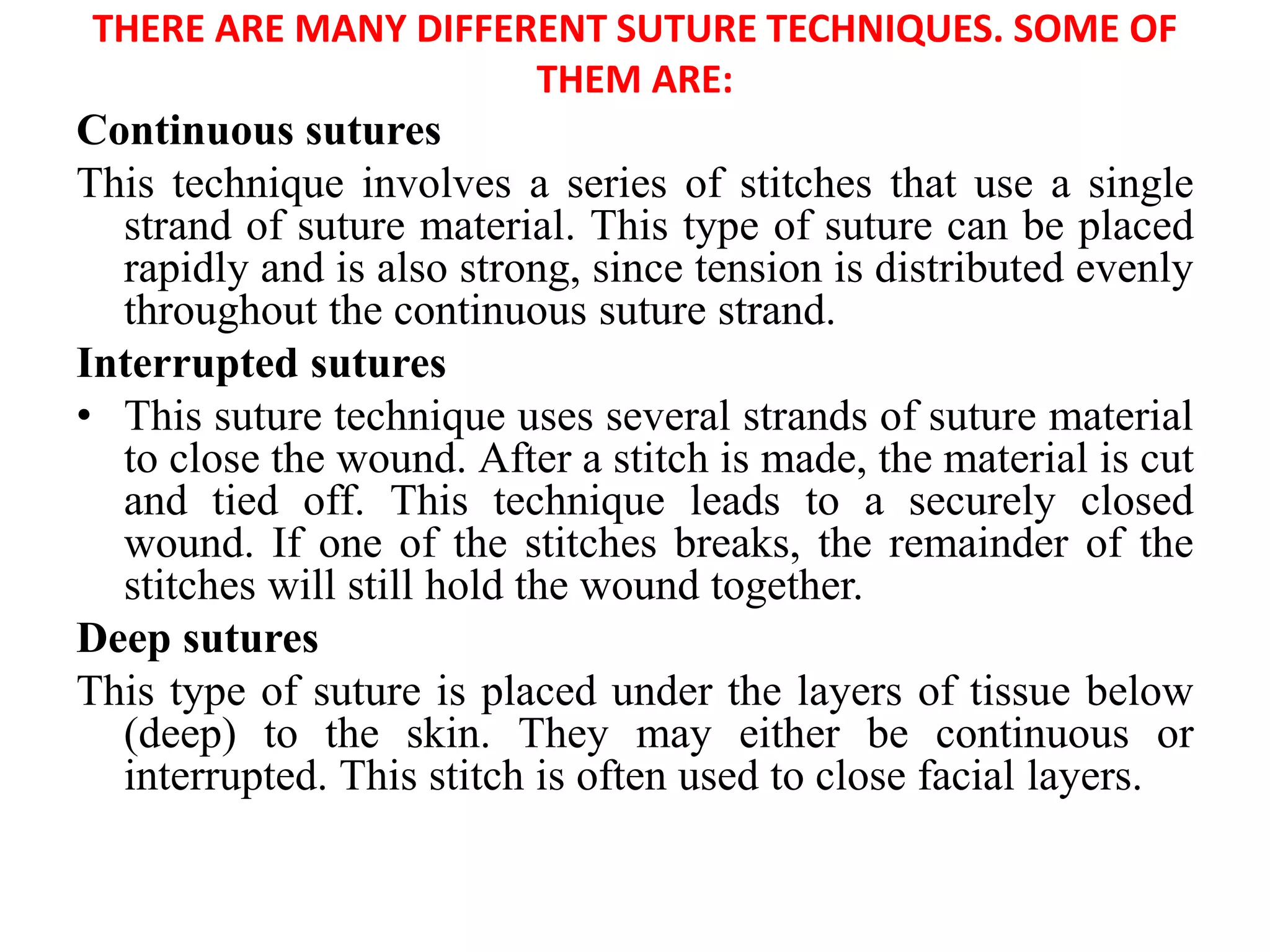 Suturing | PPTX